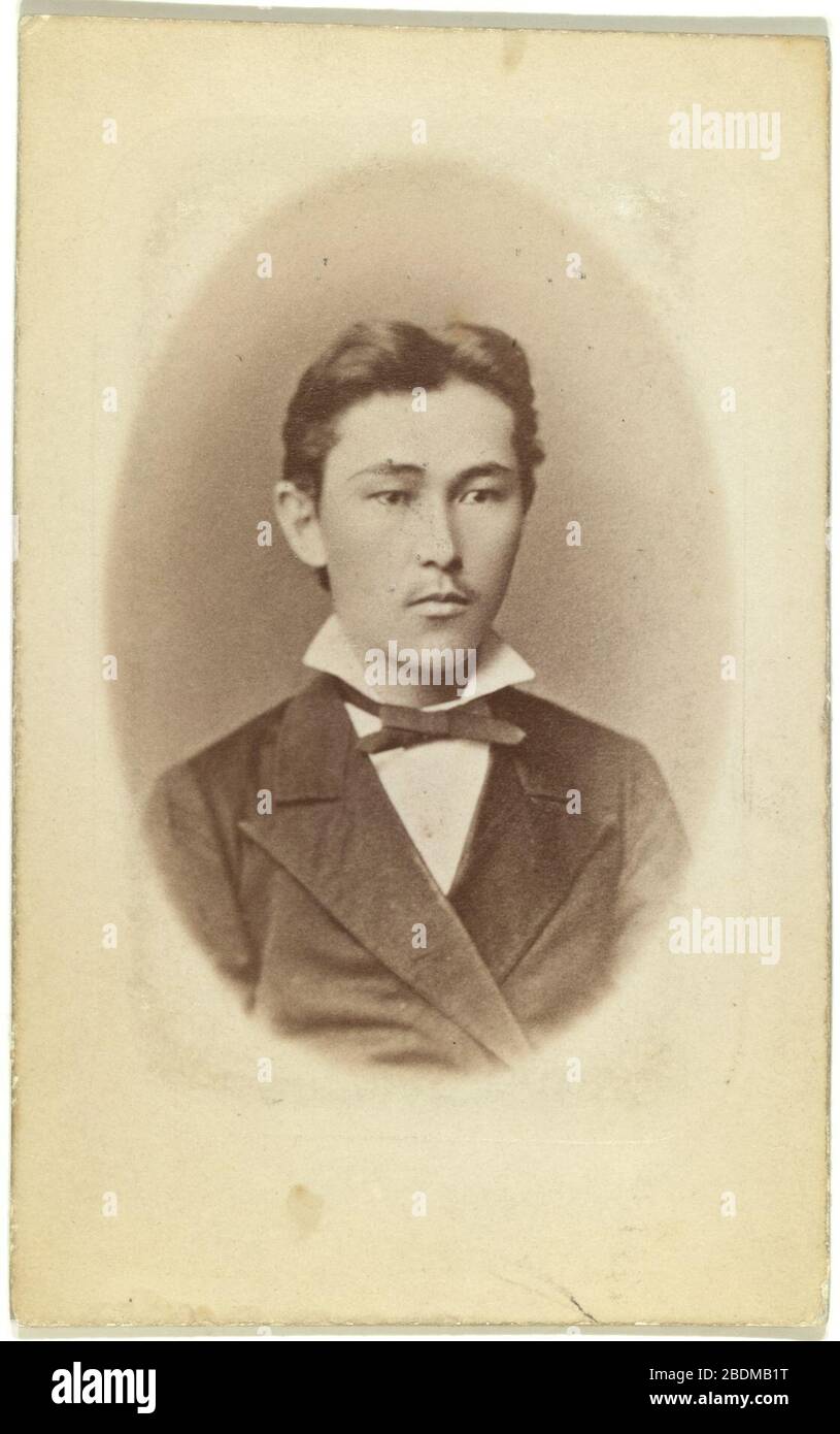 Half-length portrait of a young man, facing slightly right Stock Photo ...