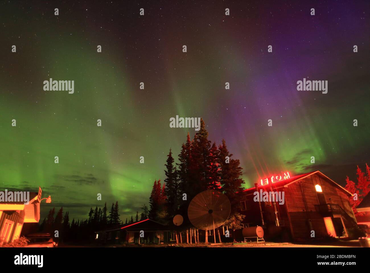 Aurora Borealis of the north Stock Photo - Alamy