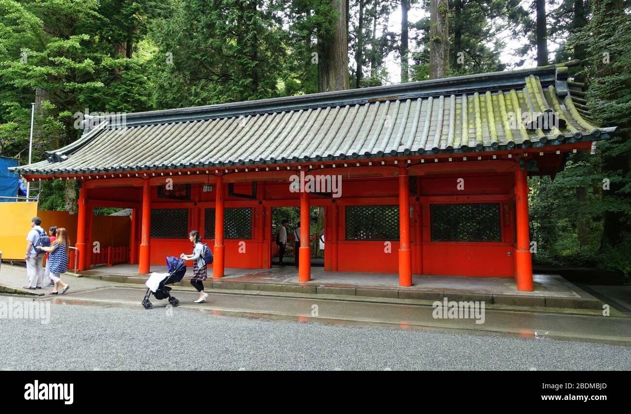 Hall - Hakone-jinja - Hakone, Japan Stock Photo - Alamy