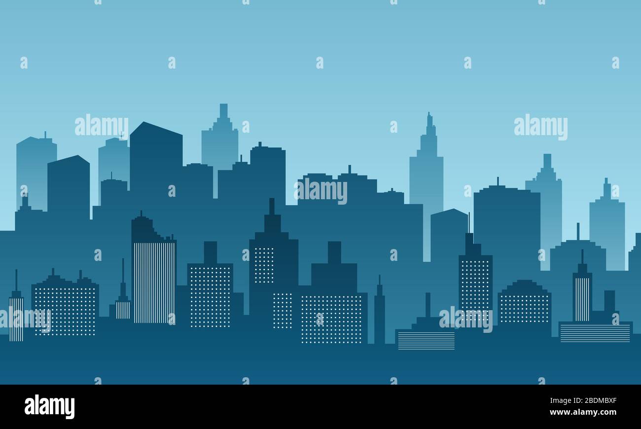 City background of daylight with building skyscraper Stock Vector Image ...