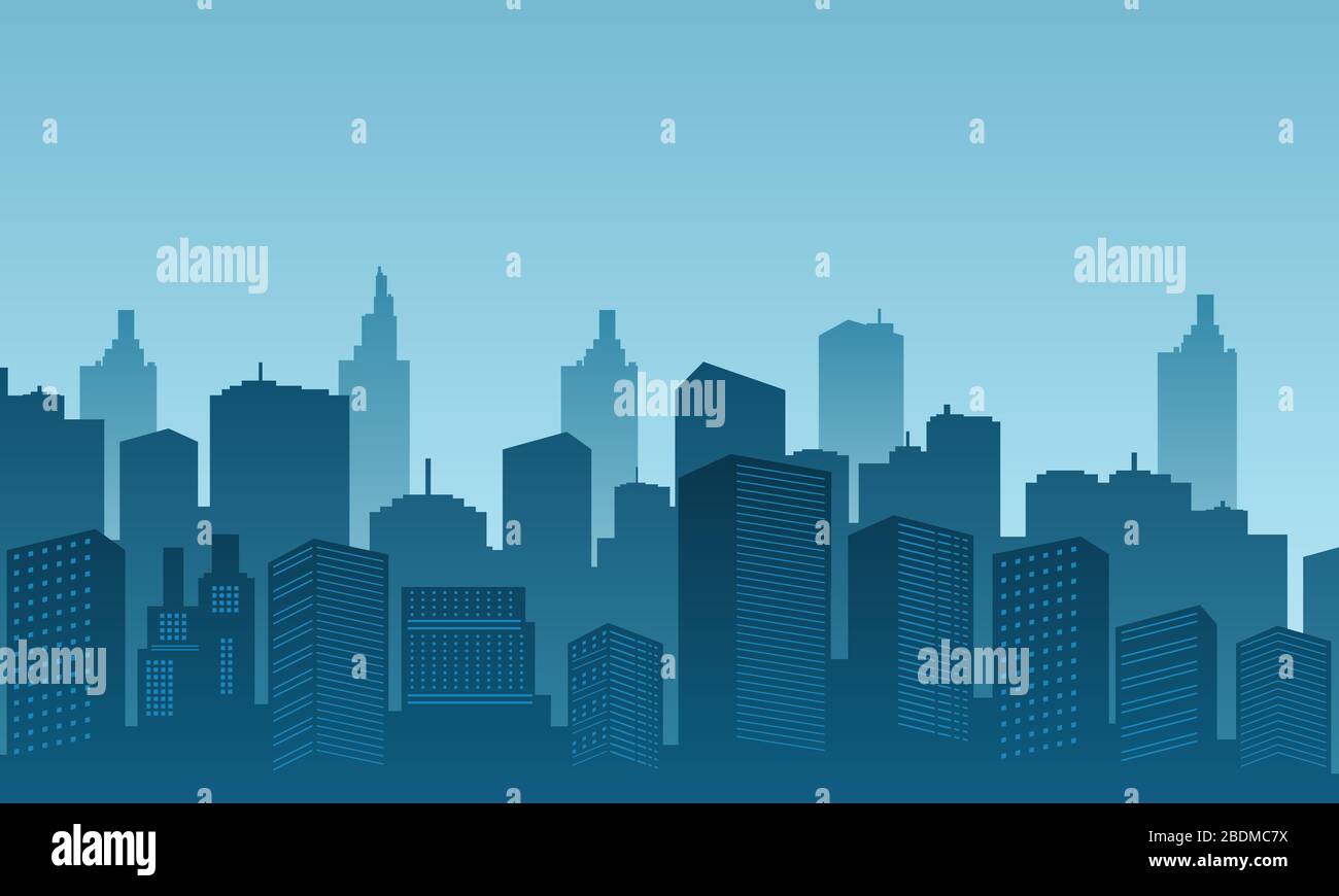 City background of daylight with building skyscraper Stock Vector Image ...
