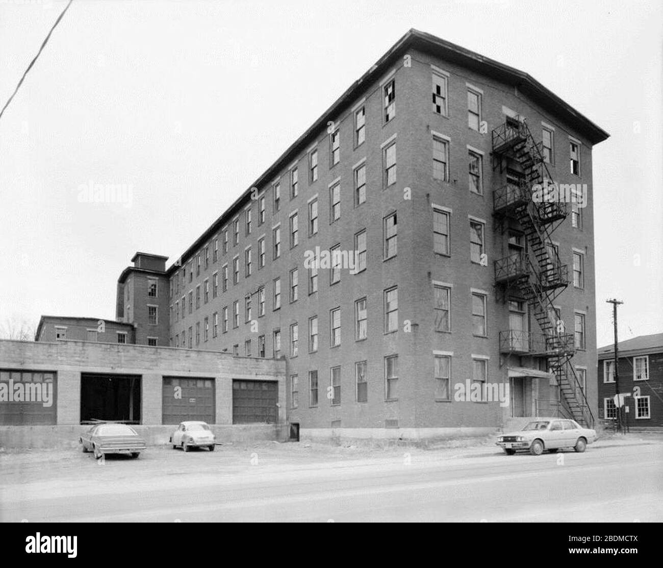 Historic cotton mill Black and White Stock Photos & Images - Alamy