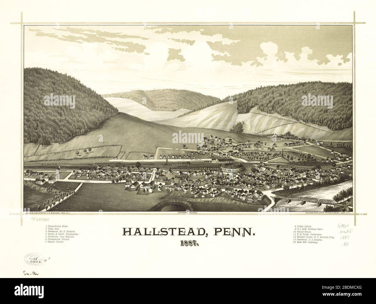 Hallstead hi-res stock photography and images - Alamy