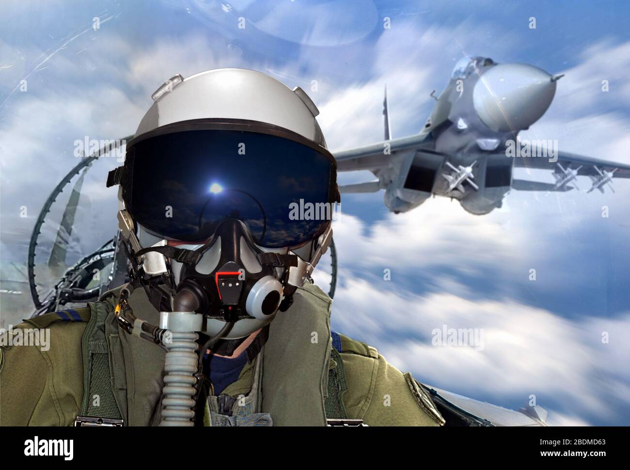 Pilot Helmet Reflection