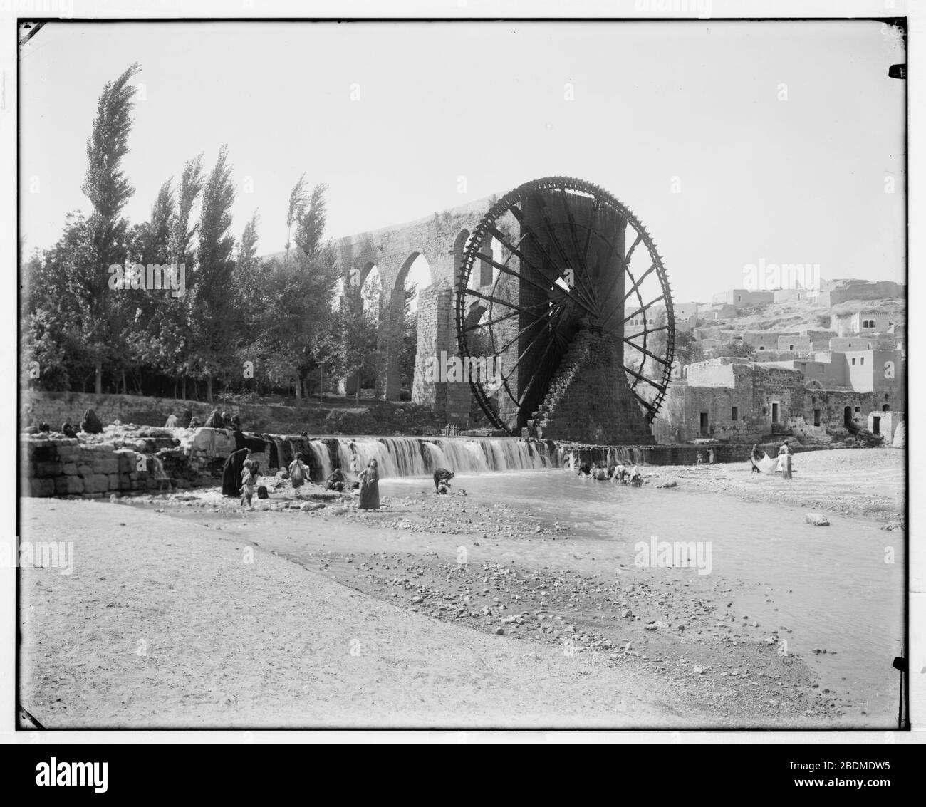 Hama. Waterwheel on Orontes River Stock Photo - Alamy