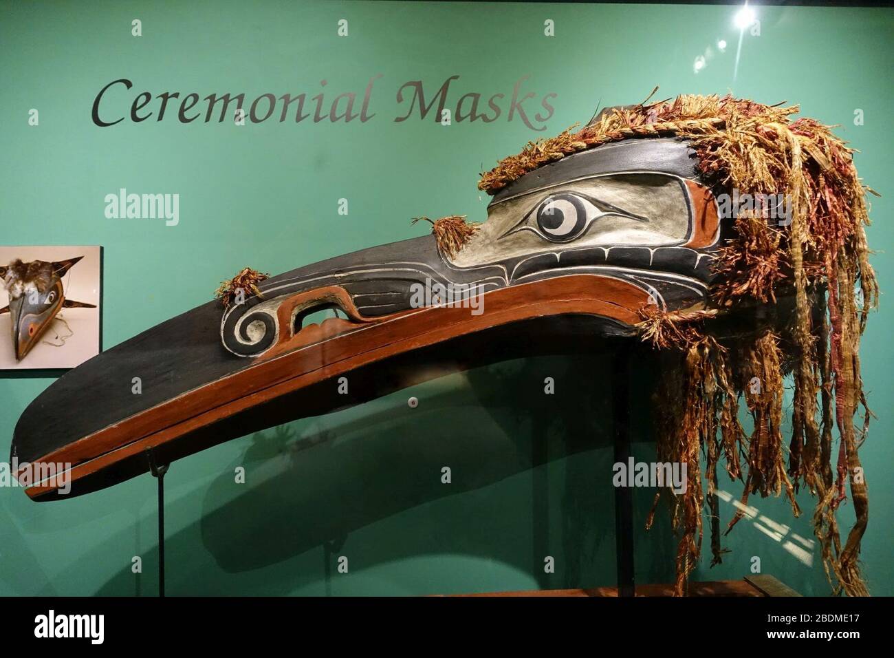 Hamatsa raven mask, Kwakiutl Stock Photo - Alamy