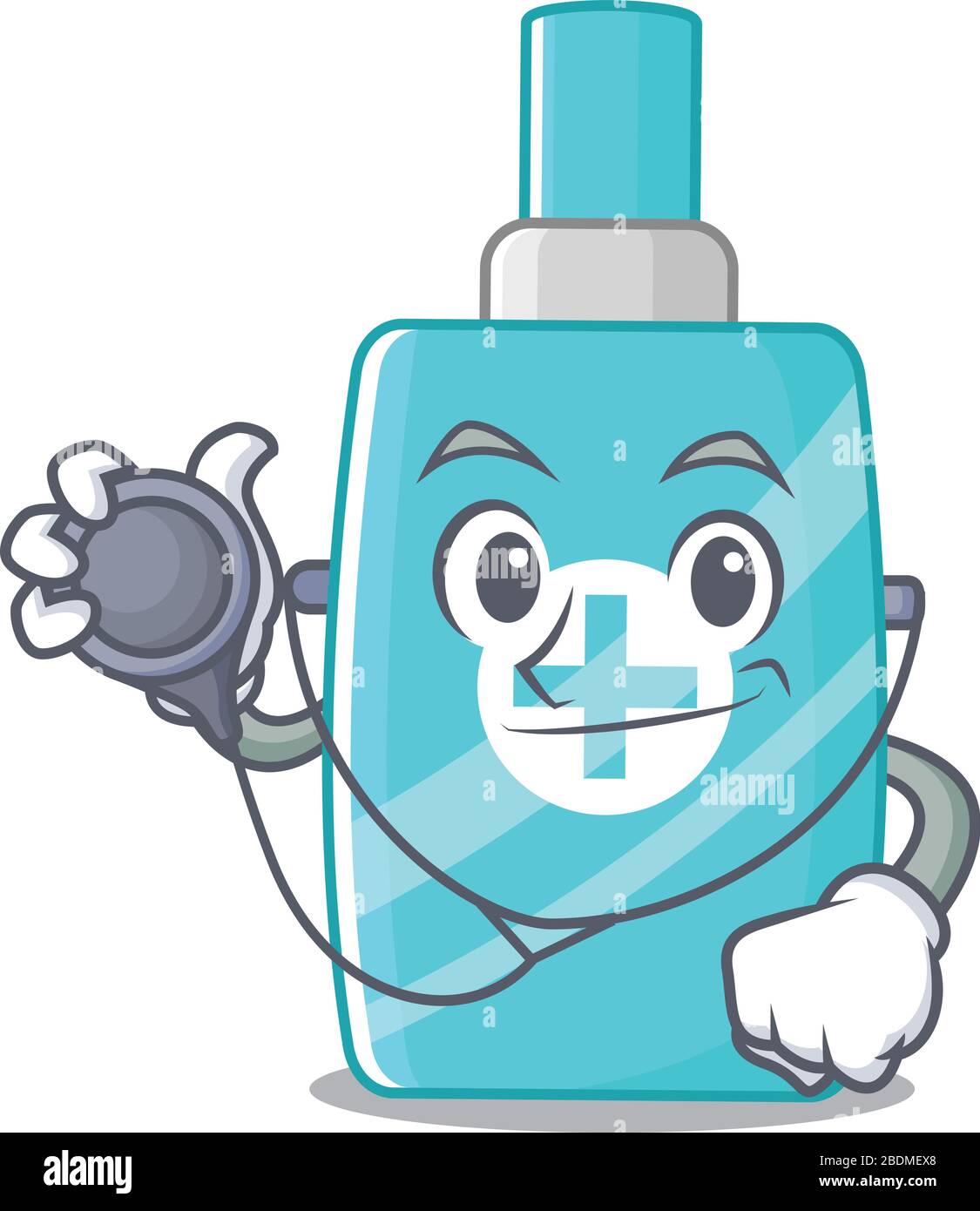 Ointment cream in doctor cartoon character with tools Stock Vector ...