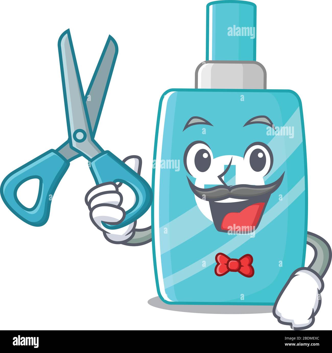Sporty ointment cream cartoon character design with barber Stock Vector ...