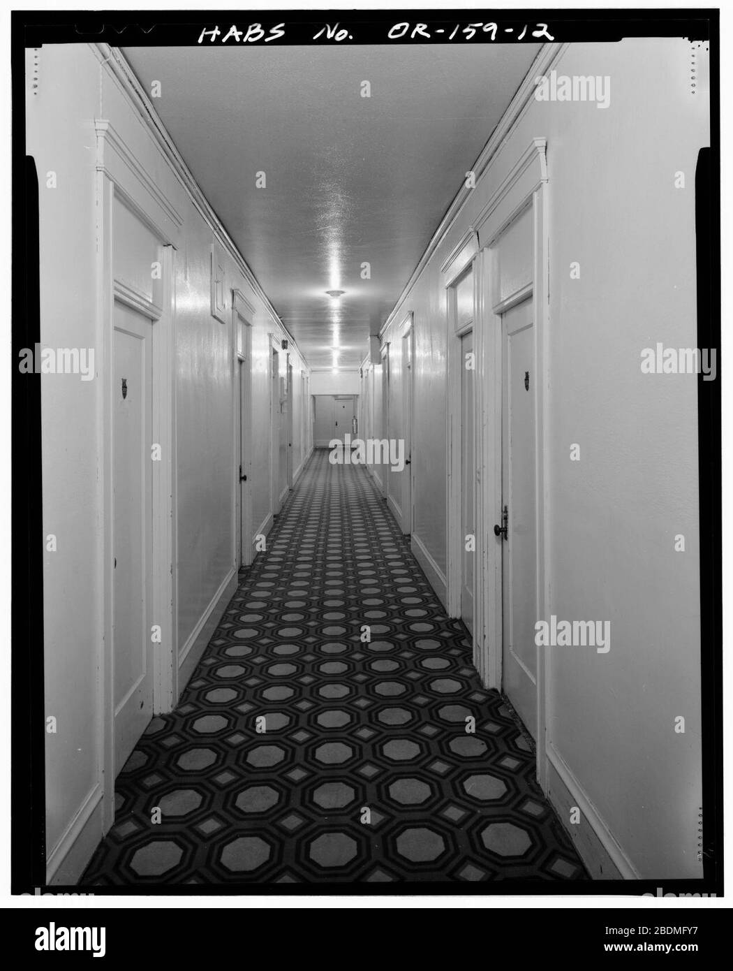 Hamilton Hotel - 3rd floor corridor - Portland Oregon Stock Photo - Alamy
