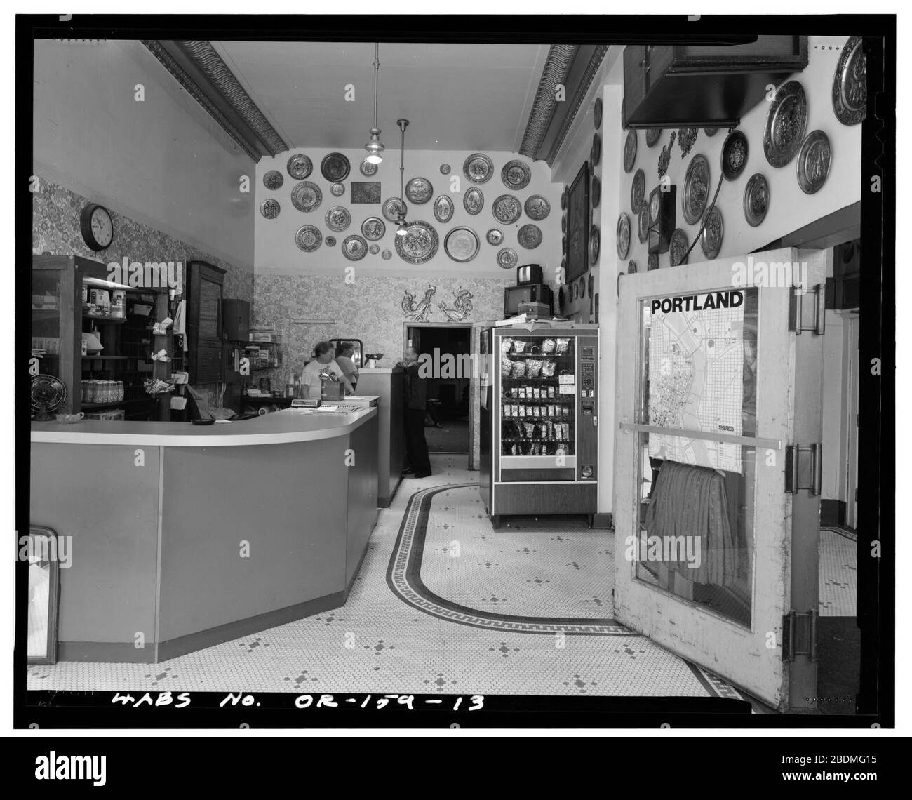 Hamilton Hotel - lobby - Portland Oregon Stock Photo - Alamy