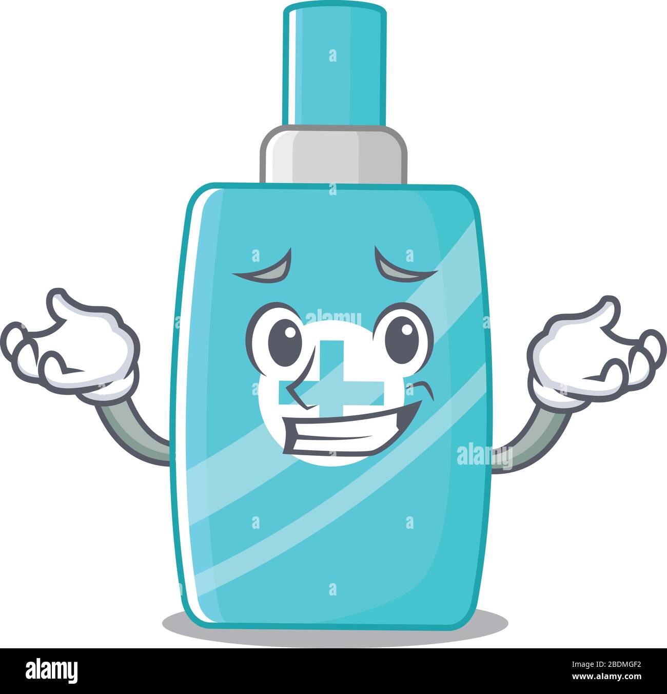 A picture of grinning ointment cream cartoon design concept Stock ...