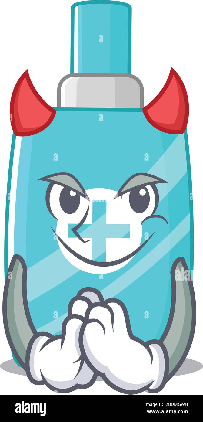 Ointment cream dressed as devil cartoon character design style Stock ...
