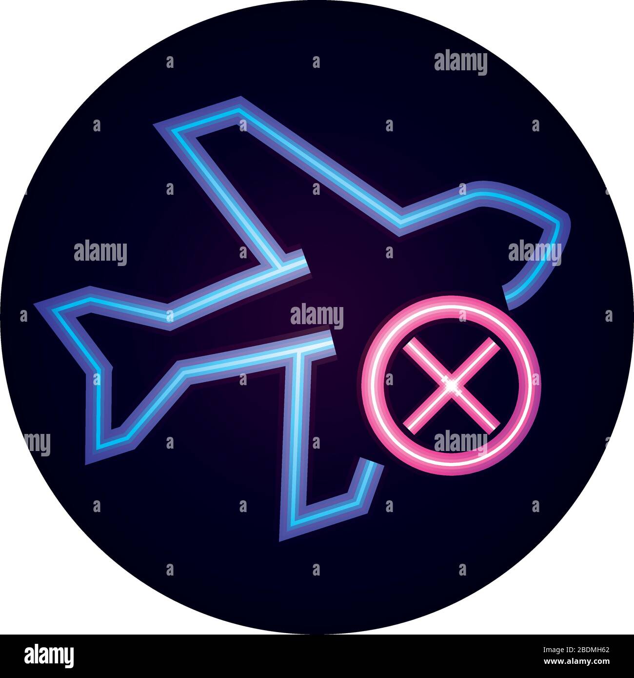 covid 19 coronavirus pandemic avoid travel in plane vector illustration ...