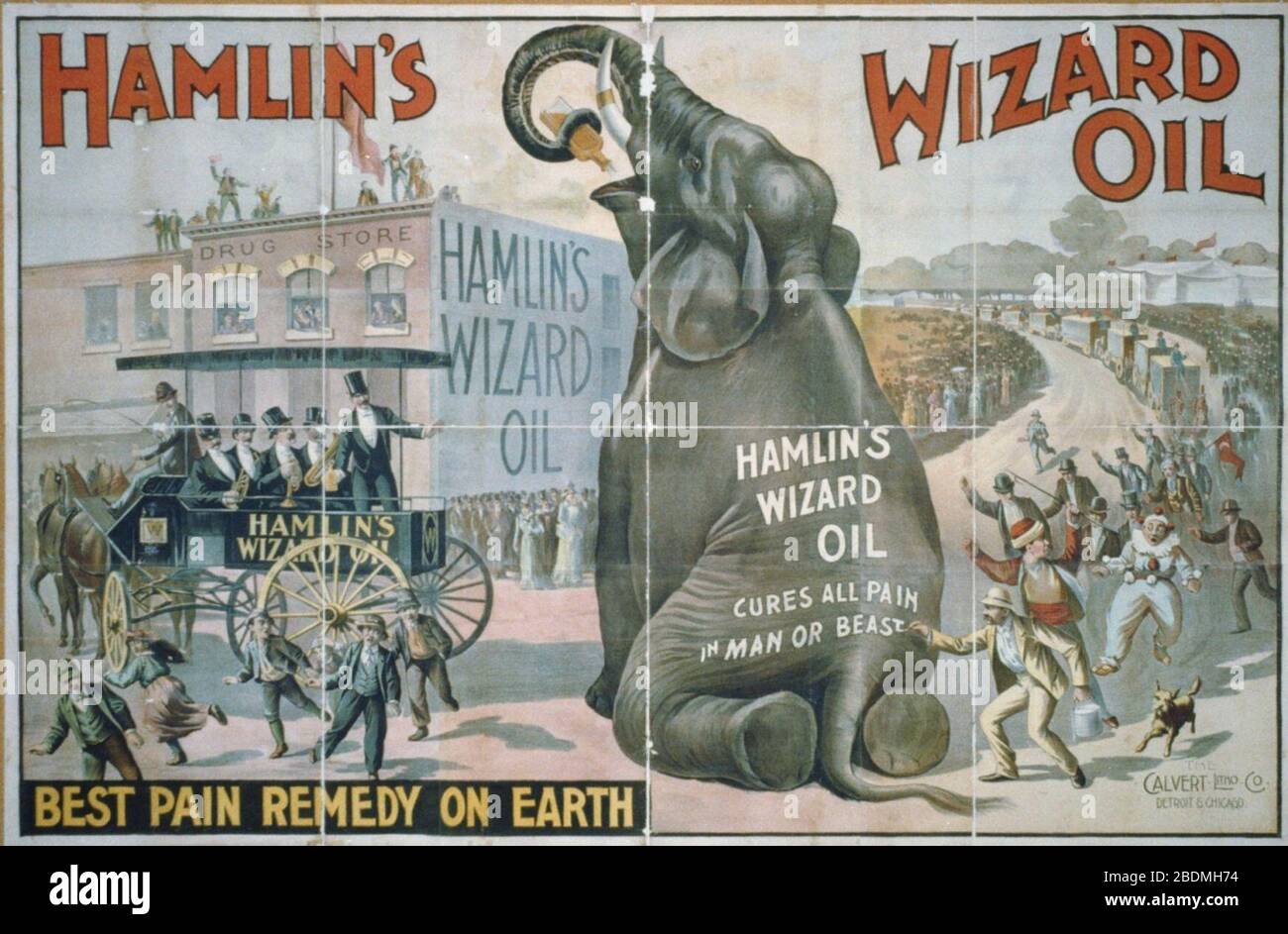 Hamlin's Wizard Oil Stock Photo - Alamy