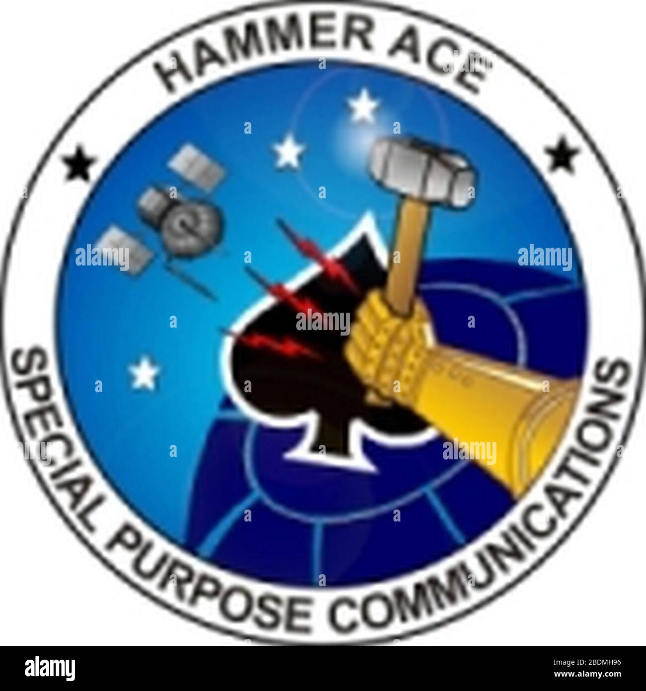 Hammer Ace Logo Stock Photo - Alamy