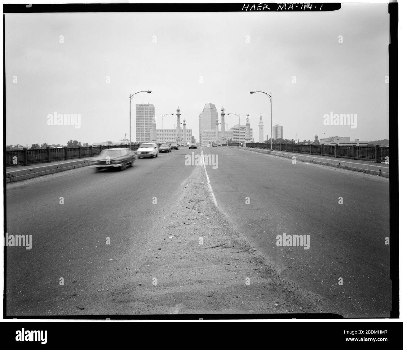 Hampden County Memorial Bridge - HAER 079561pu Stock Photo - Alamy