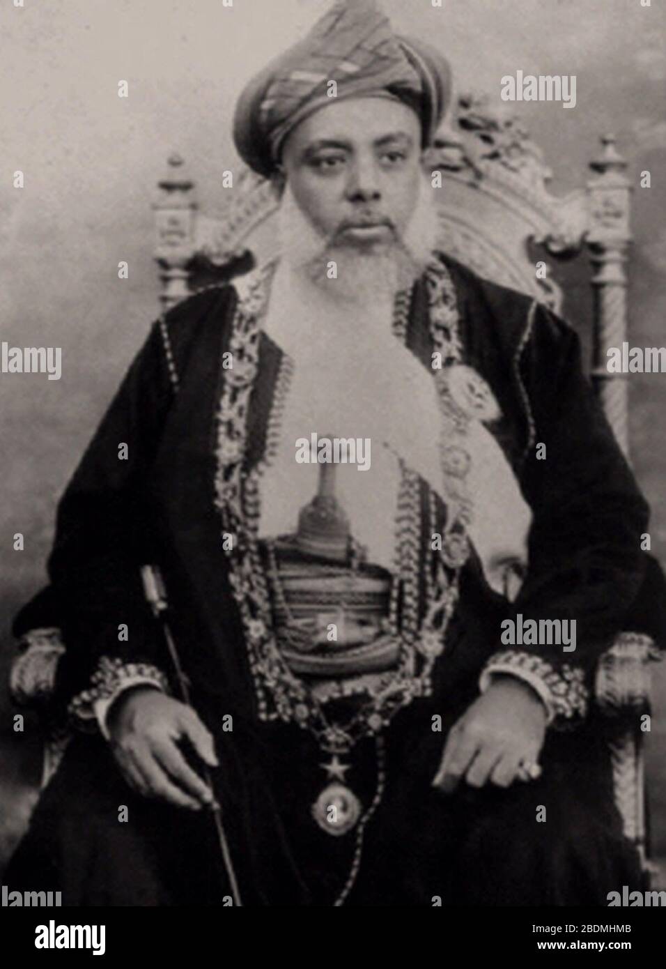 Hamoud bin Mohammed of Zanzibar Stock Photo - Alamy