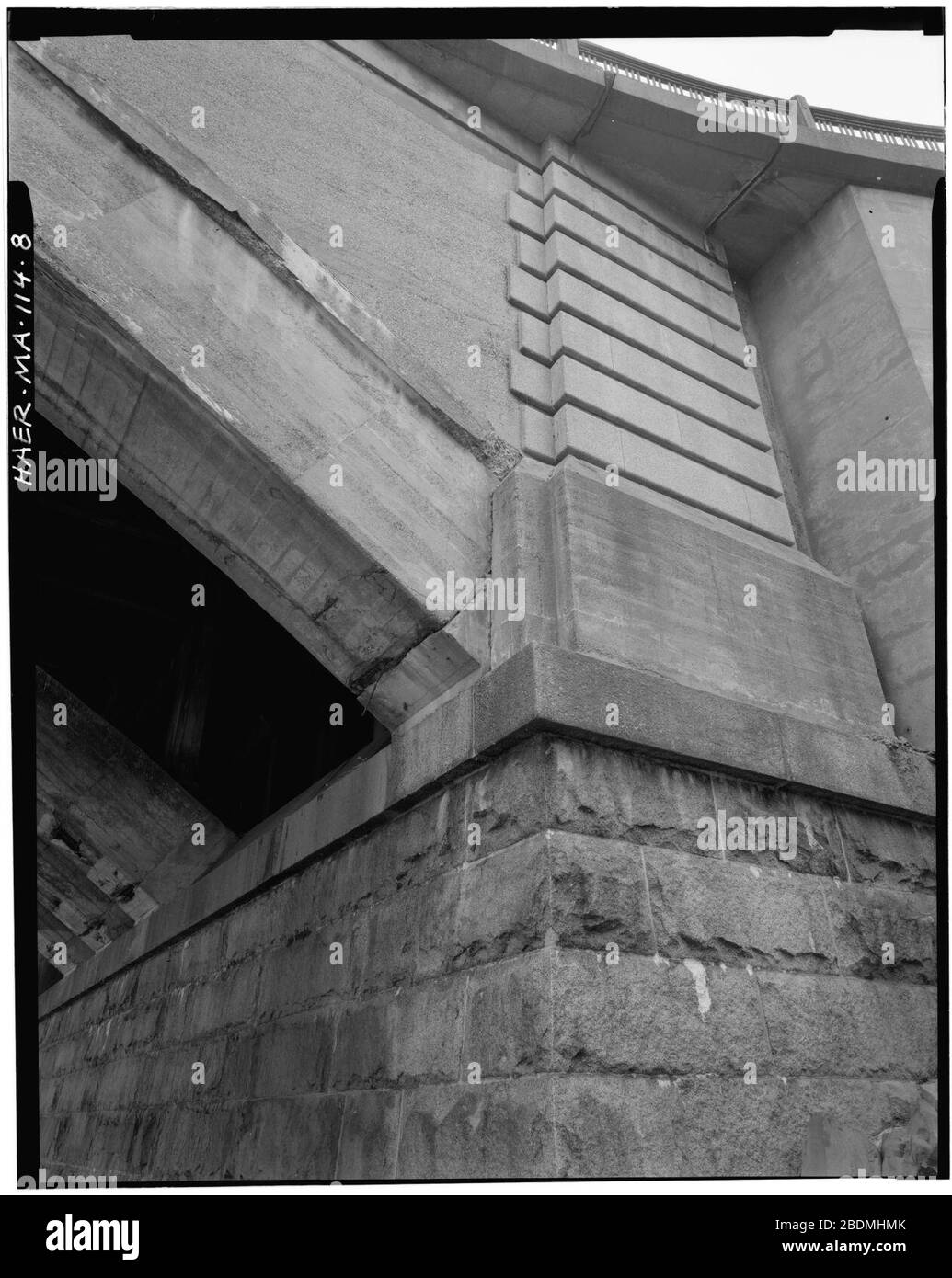 Hampden County Memorial Bridge - HAER 079568pu Stock Photo - Alamy