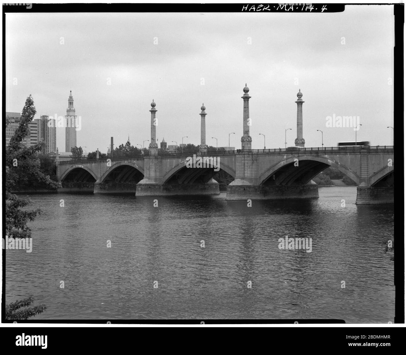 Hampden County Memorial Bridge - HAER 079564pu Stock Photo - Alamy