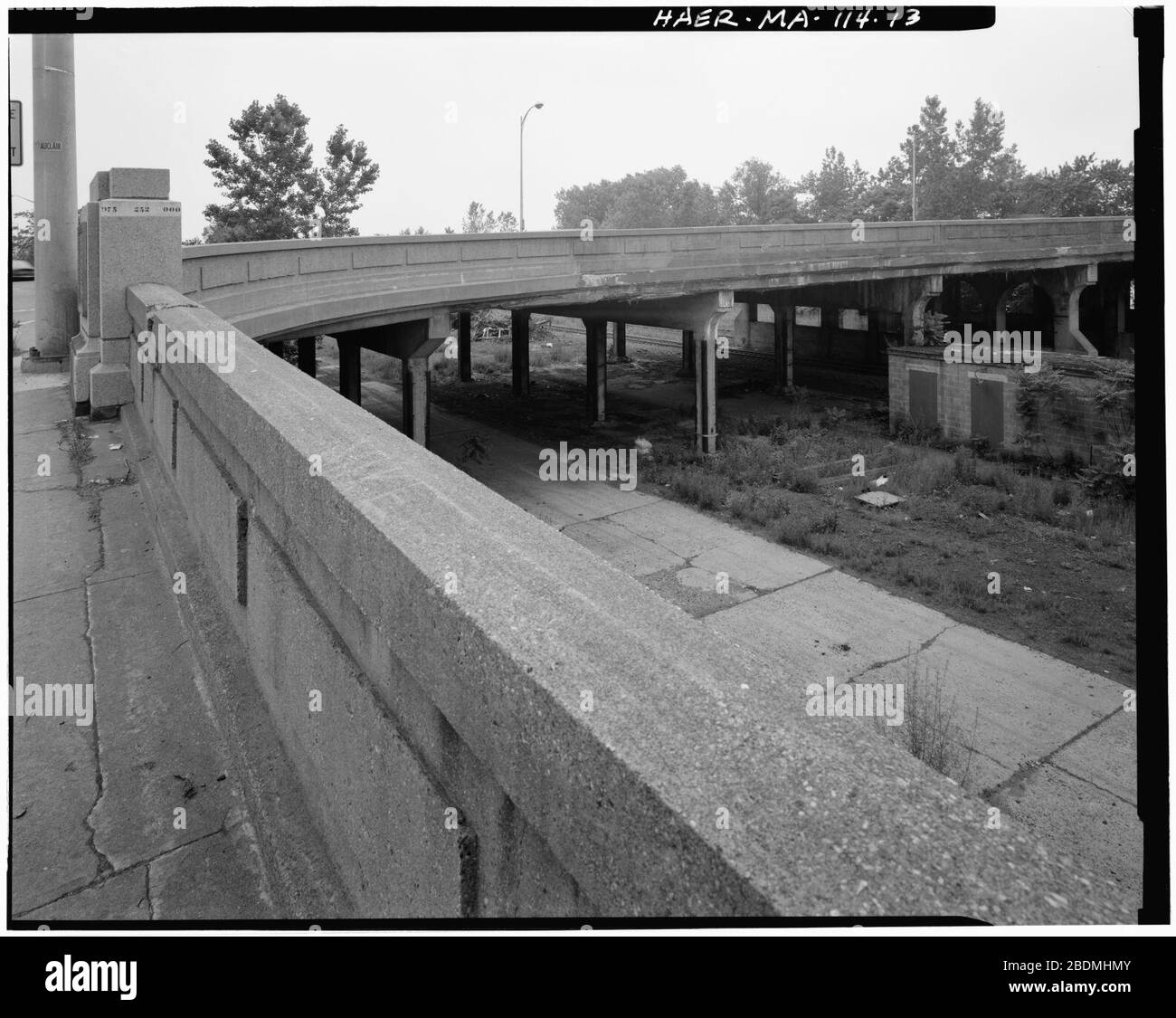 Hampden County Memorial Bridge - HAER 079573pu Stock Photo - Alamy