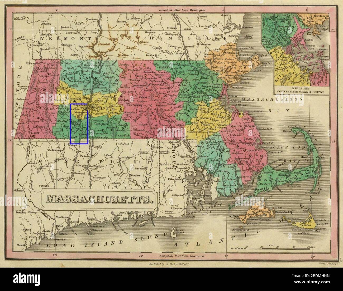 Map of hampden hi-res stock photography and images - Alamy