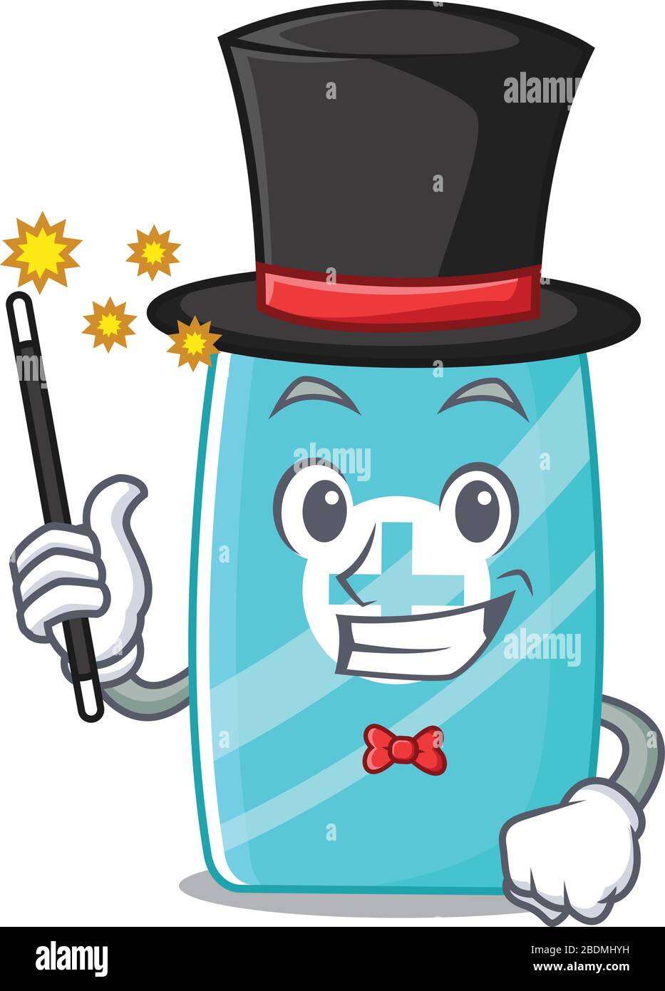 An attractive Magician of ointment cream cartoon design Stock Vector ...