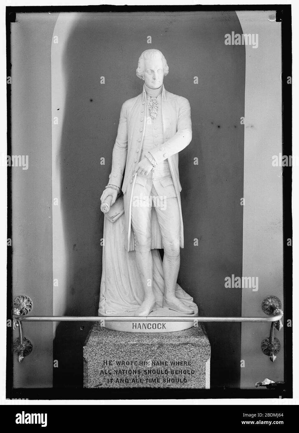 HANCOCK, JOHN. STATUE OF Stock Photo - Alamy