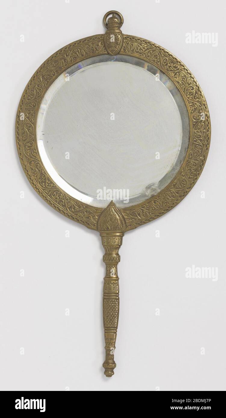 Hand Mirror, ca. 1890 Stock Photo - Alamy