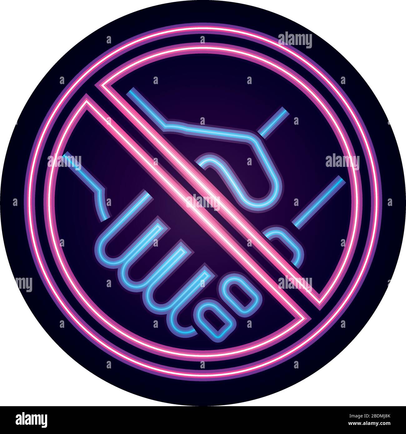 covid 19 coronavirus pandemic avoid handshake or contact sick people ...