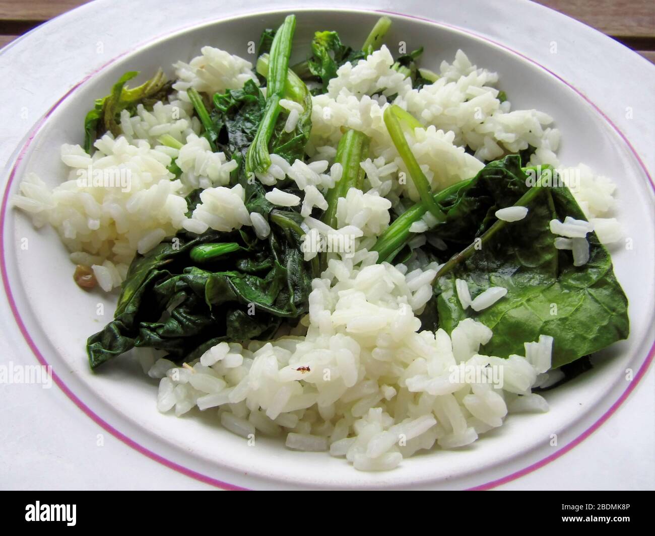 Spinach rice hi-res stock photography and images - Alamy