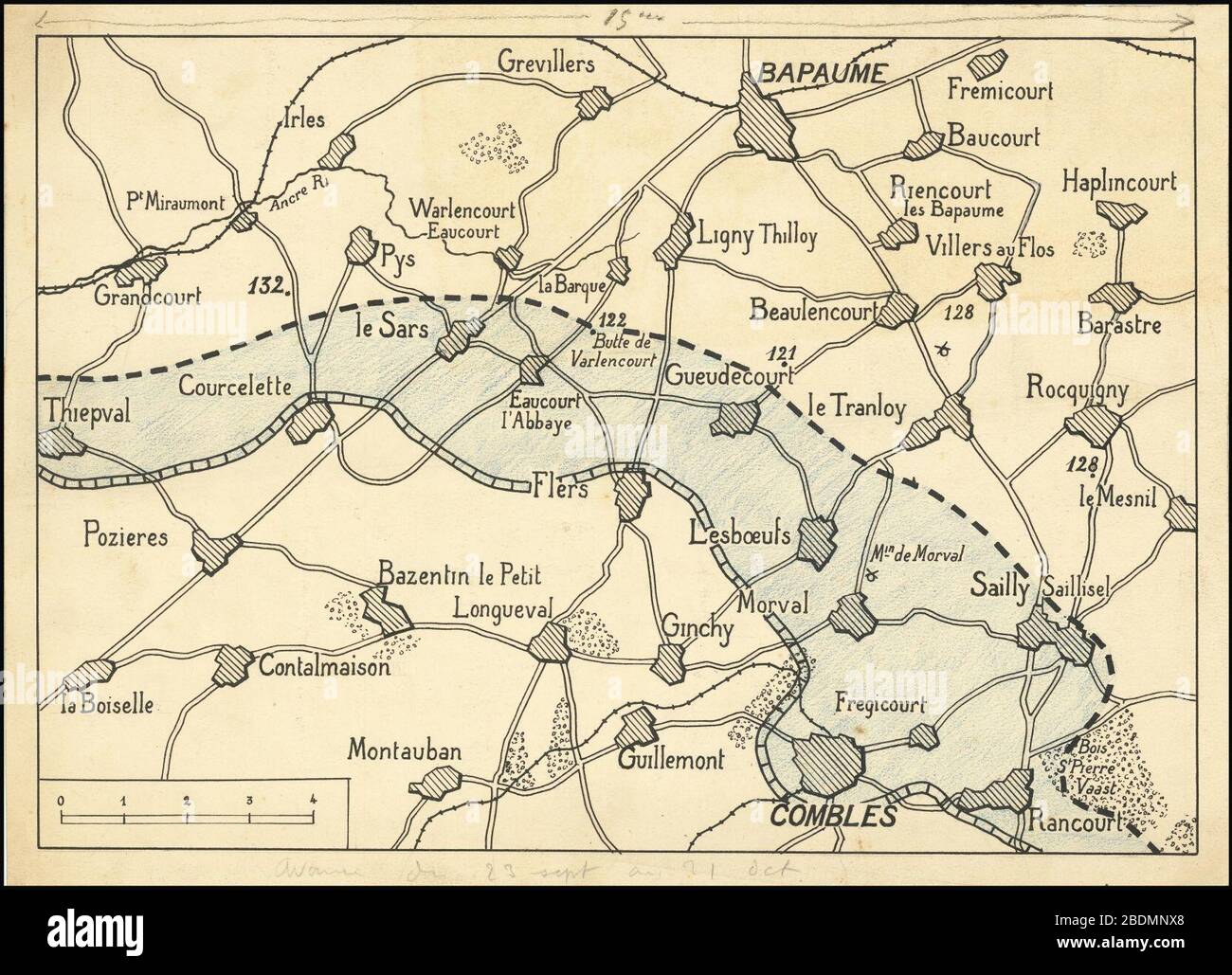 Somme map hi-res stock photography and images - Alamy