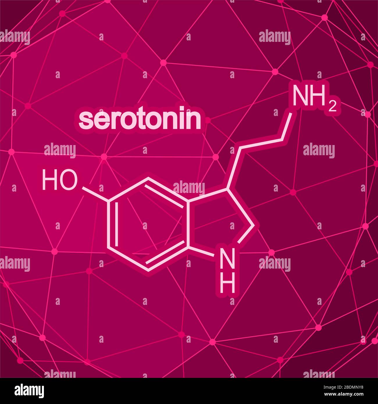 Formula hormone serotonin Stock Vector Image & Art - Alamy