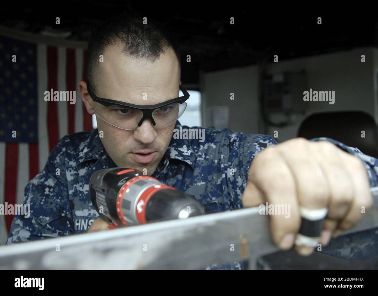 Hands uniform inspection Stock Photo - Alamy