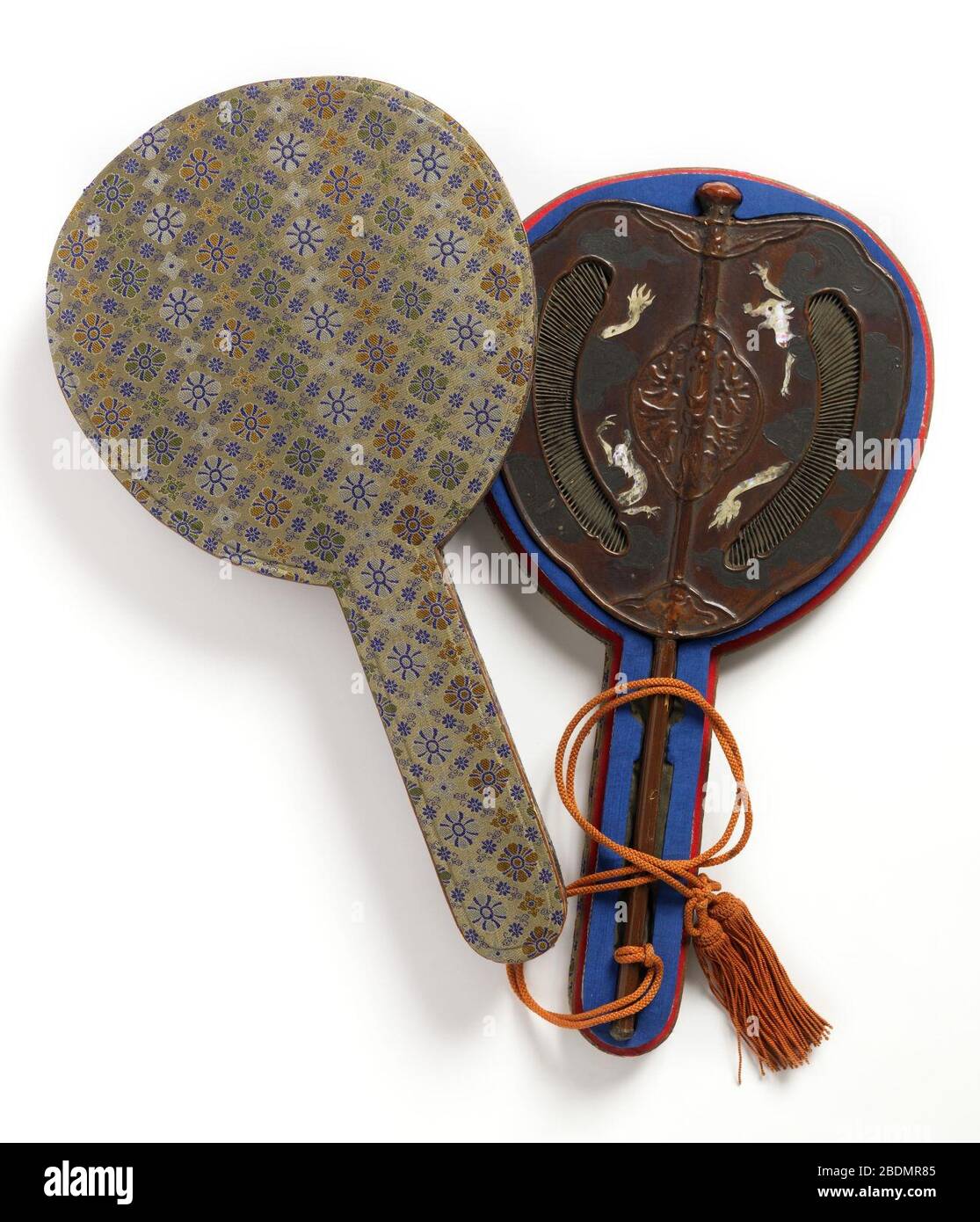 Handscreen And Case, 19th century Stock Photo - Alamy