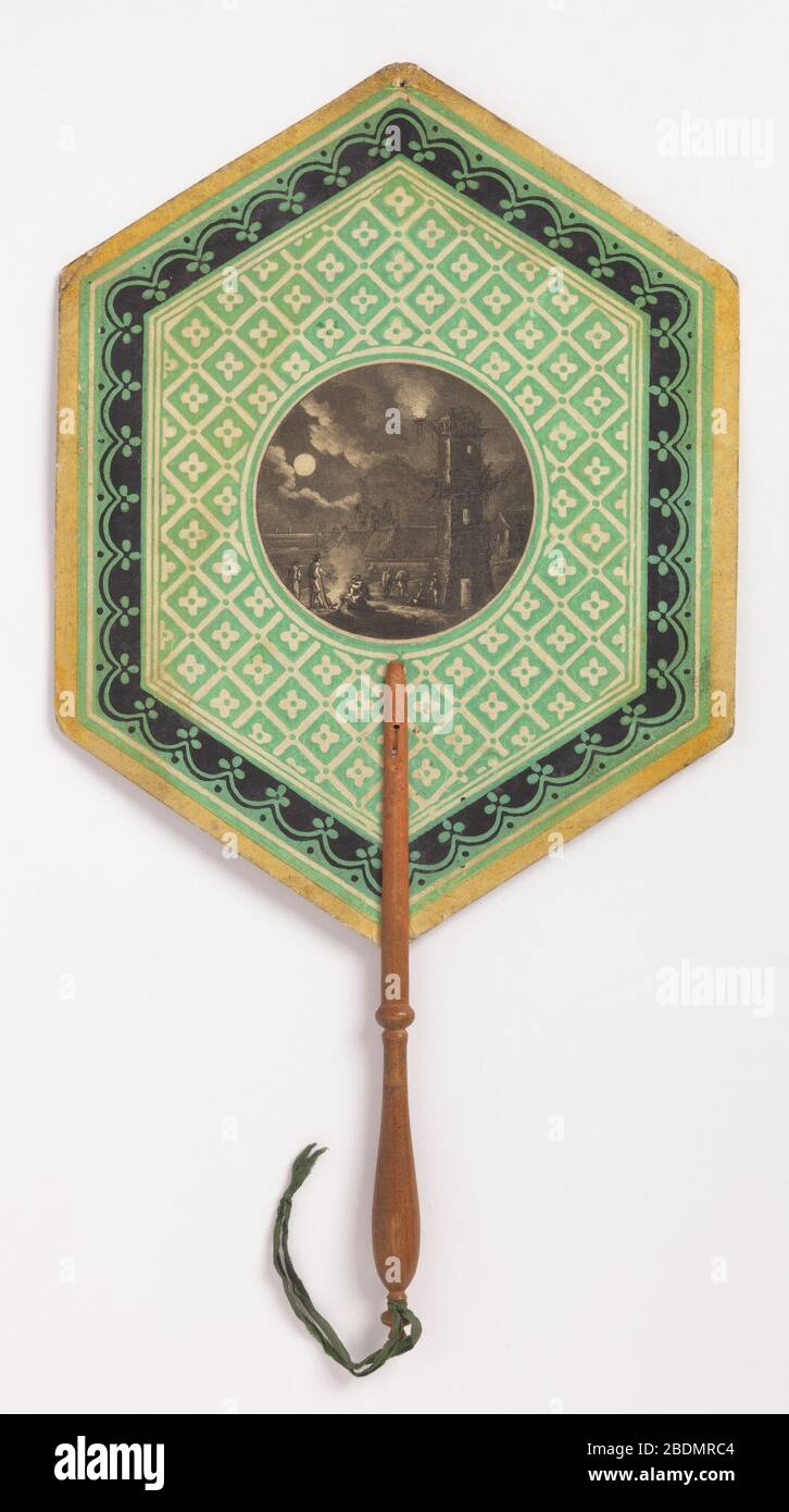 Handscreen, early 19th century Stock Photo - Alamy