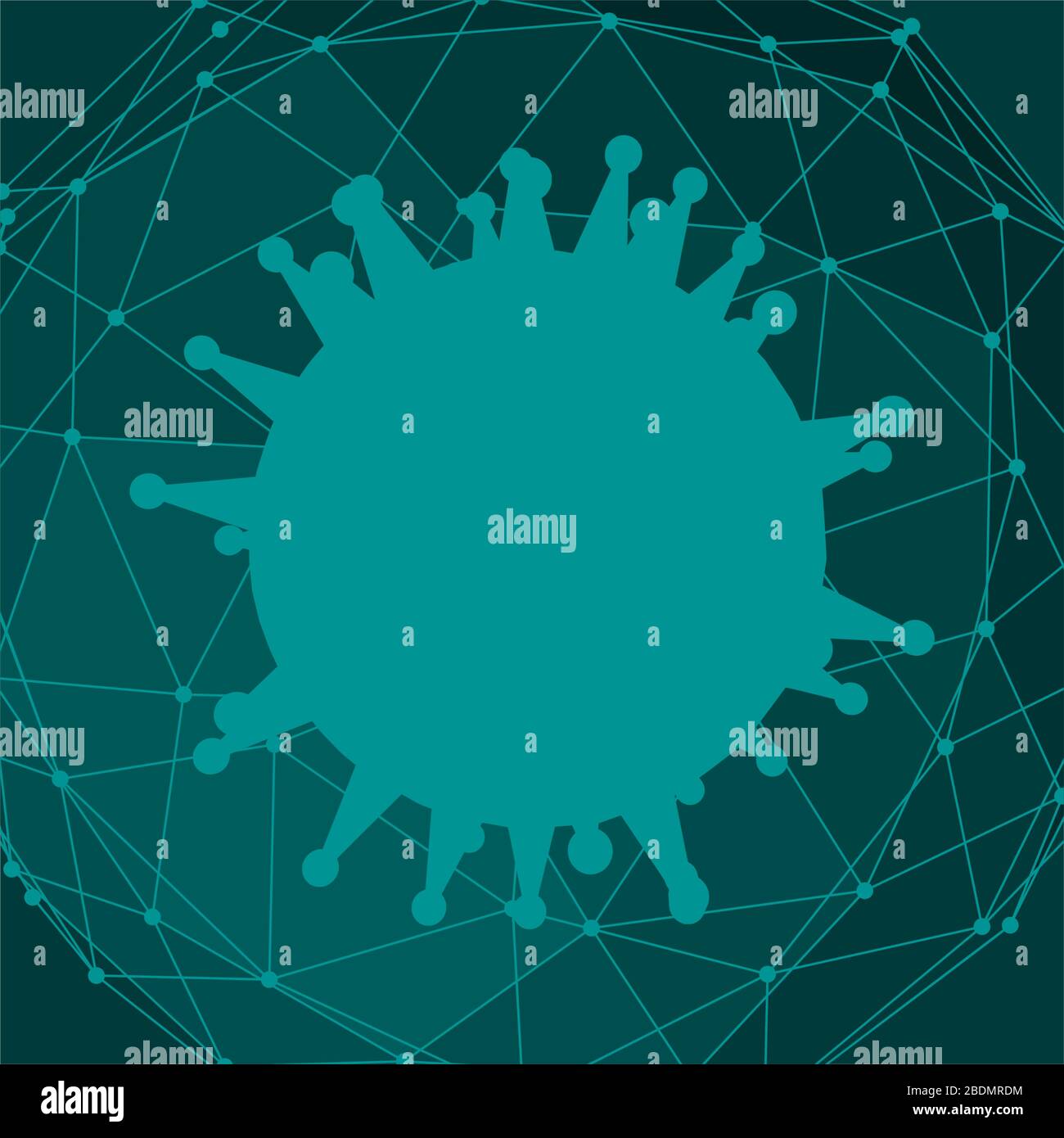 Virus abstract model Stock Vector Image & Art - Alamy