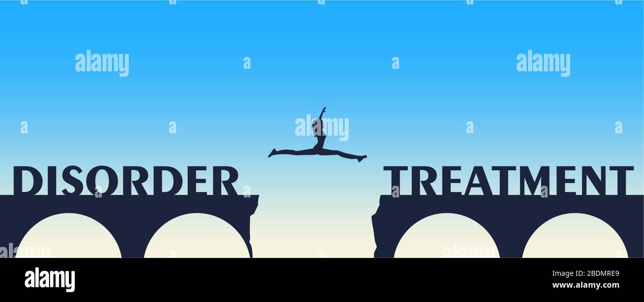 Bridge Gap Woman Stock Vector Images - Alamy