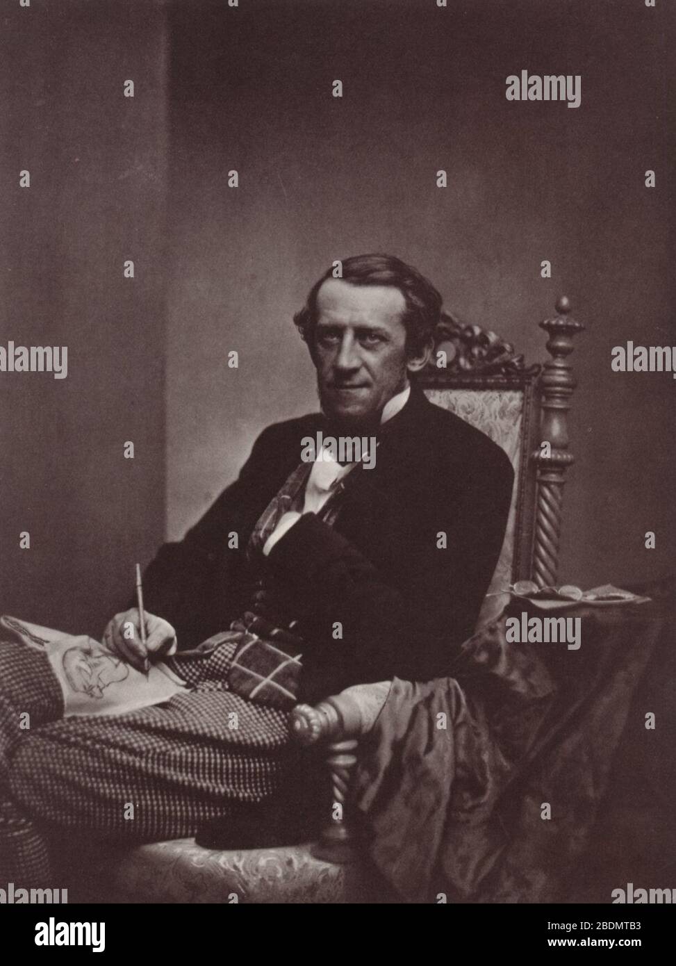 Hanfstaengl, Franz - Franz Graf von Pocci (1807-1876 Stock Photo - Alamy