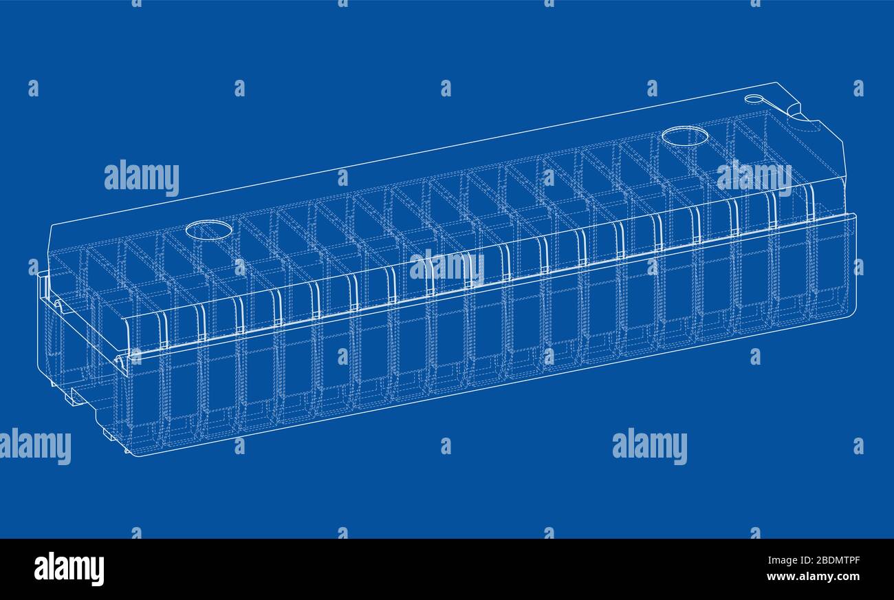 3D microchip. Vector rendering of 3d Stock Vector Image & Art - Alamy