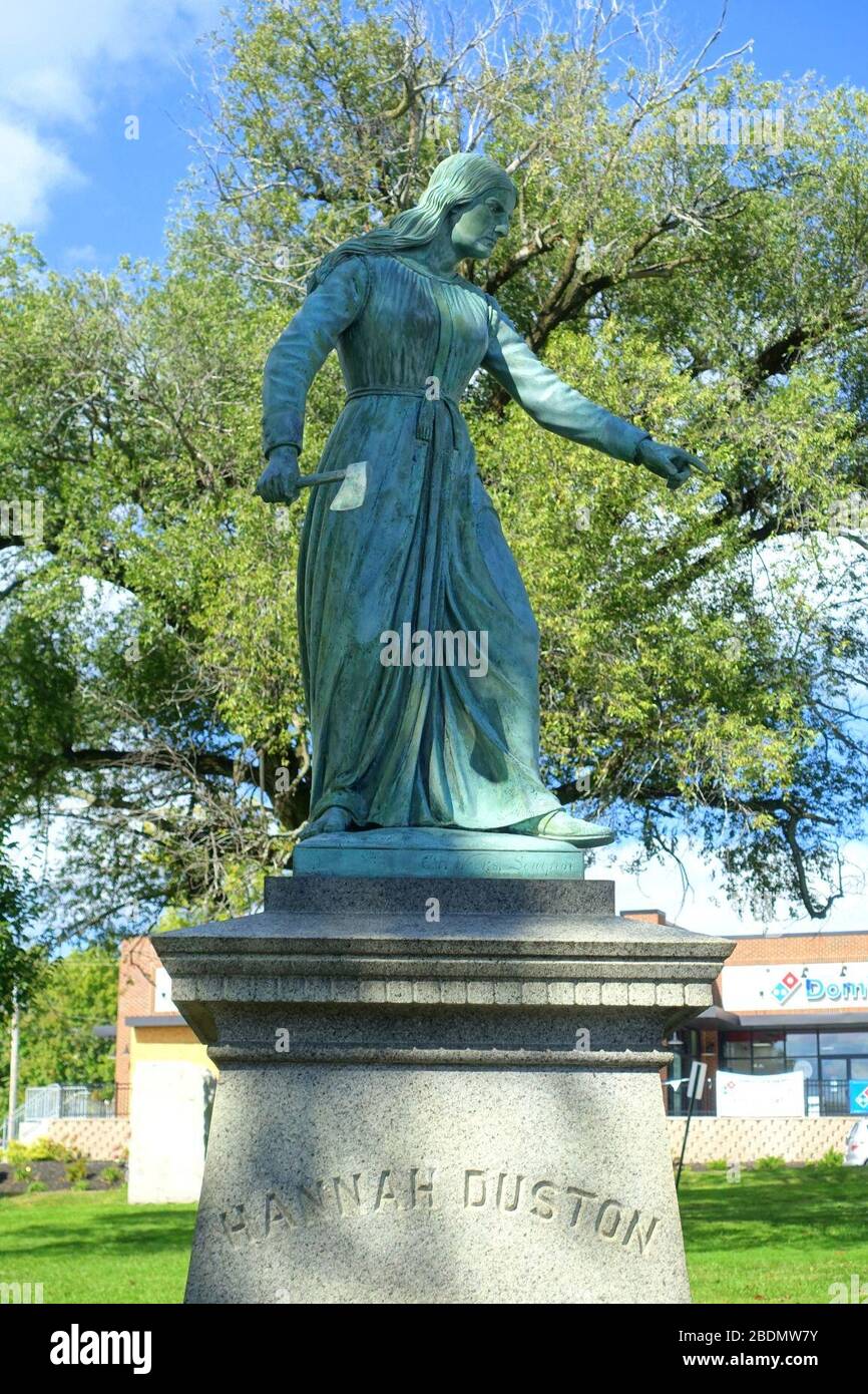 Hannah Duston Monument, by Calvin H. Weeks, 1879 - Haverhill ...
