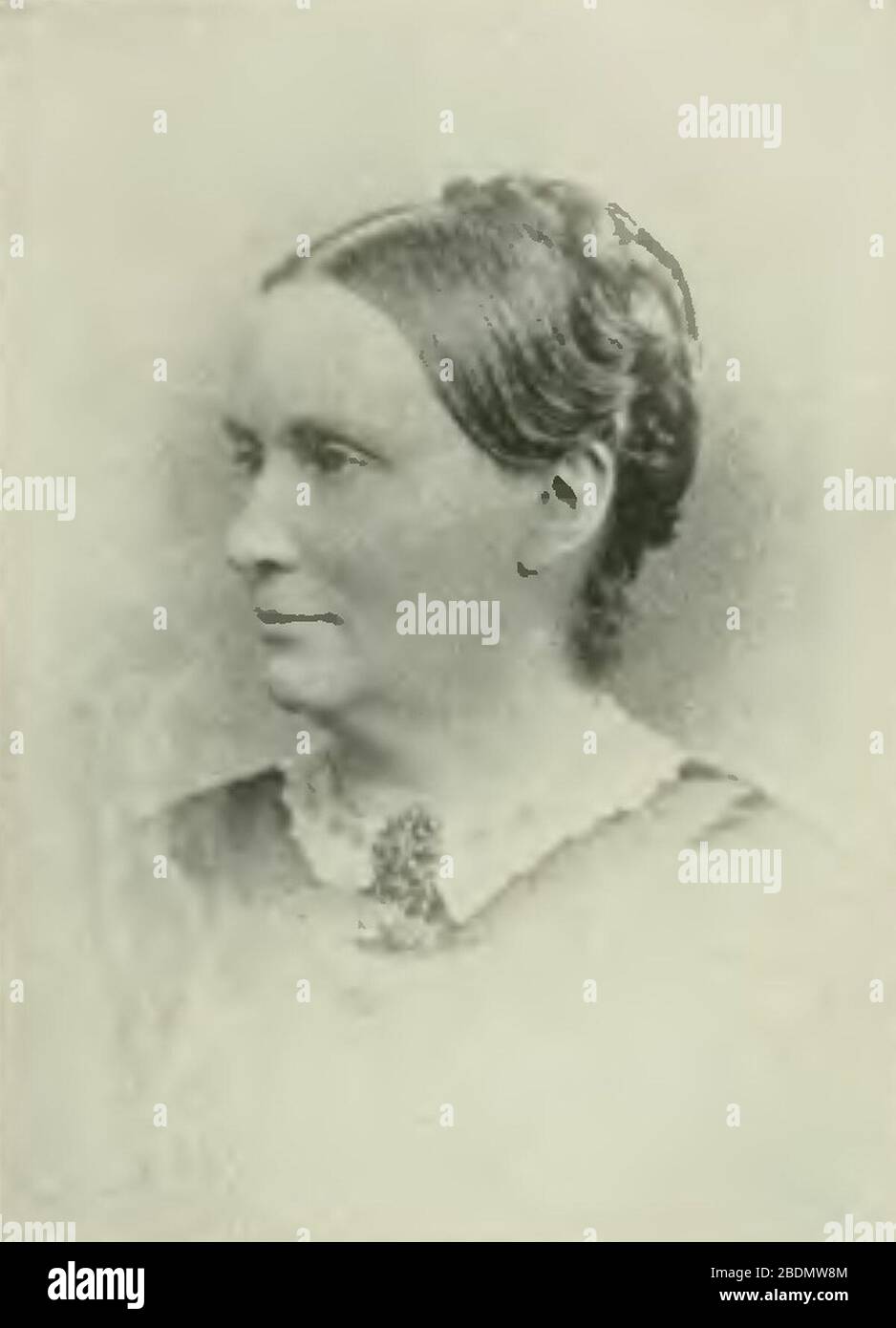 HANNAH E. LONGSHORE A woman of the century (page 482 crop Stock Photo ...