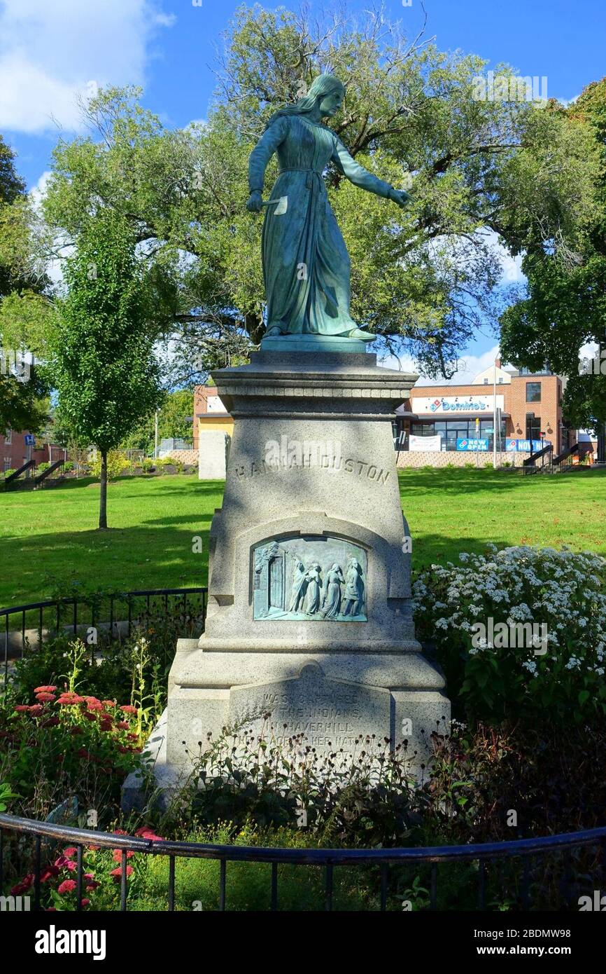 Hannah Duston Monument, by Calvin H. Weeks, 1879 - Haverhill ...