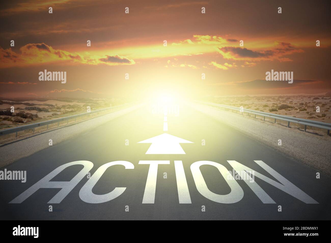 Road concept - action Stock Photo - Alamy