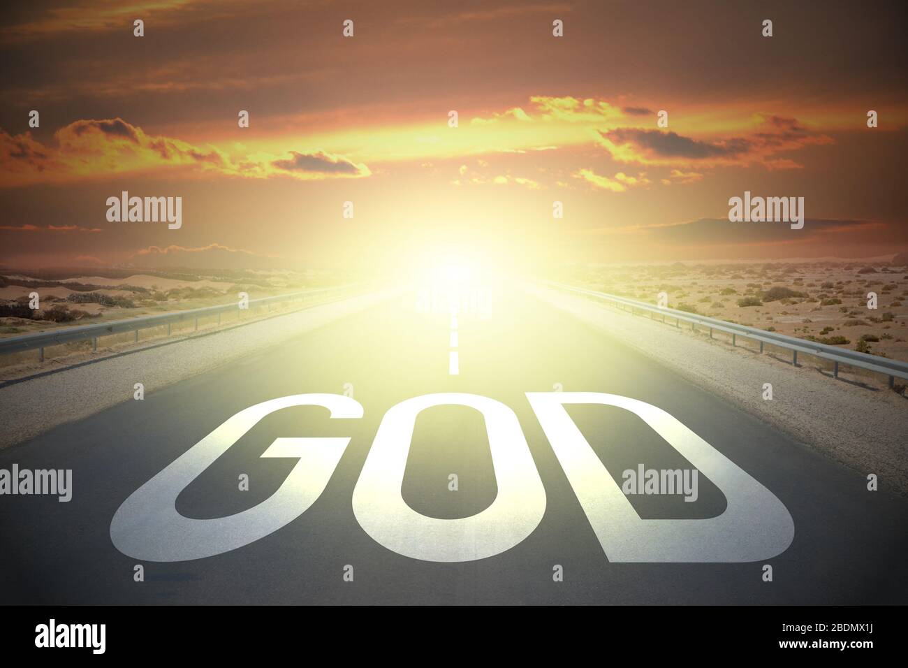 Road concept - God Stock Photo - Alamy