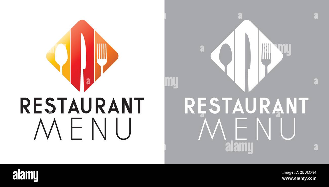 Restaurant menu vector logo template Stock Vector Image & Art - Alamy