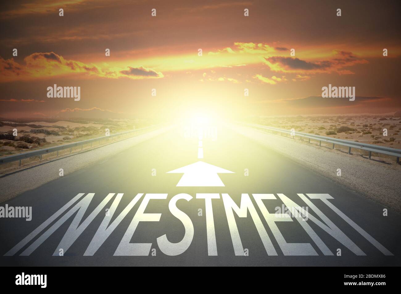 Road concept - investment Stock Photo - Alamy