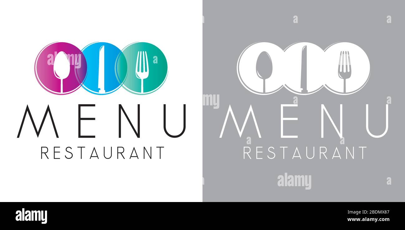 Plate round eating sign Stock Vector Images - Alamy