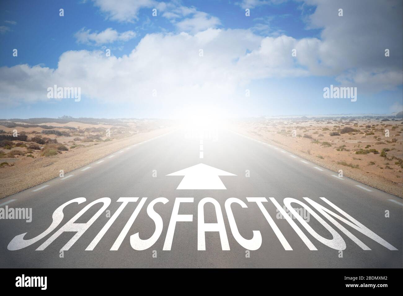 Road concept - satisfaction Stock Photo - Alamy