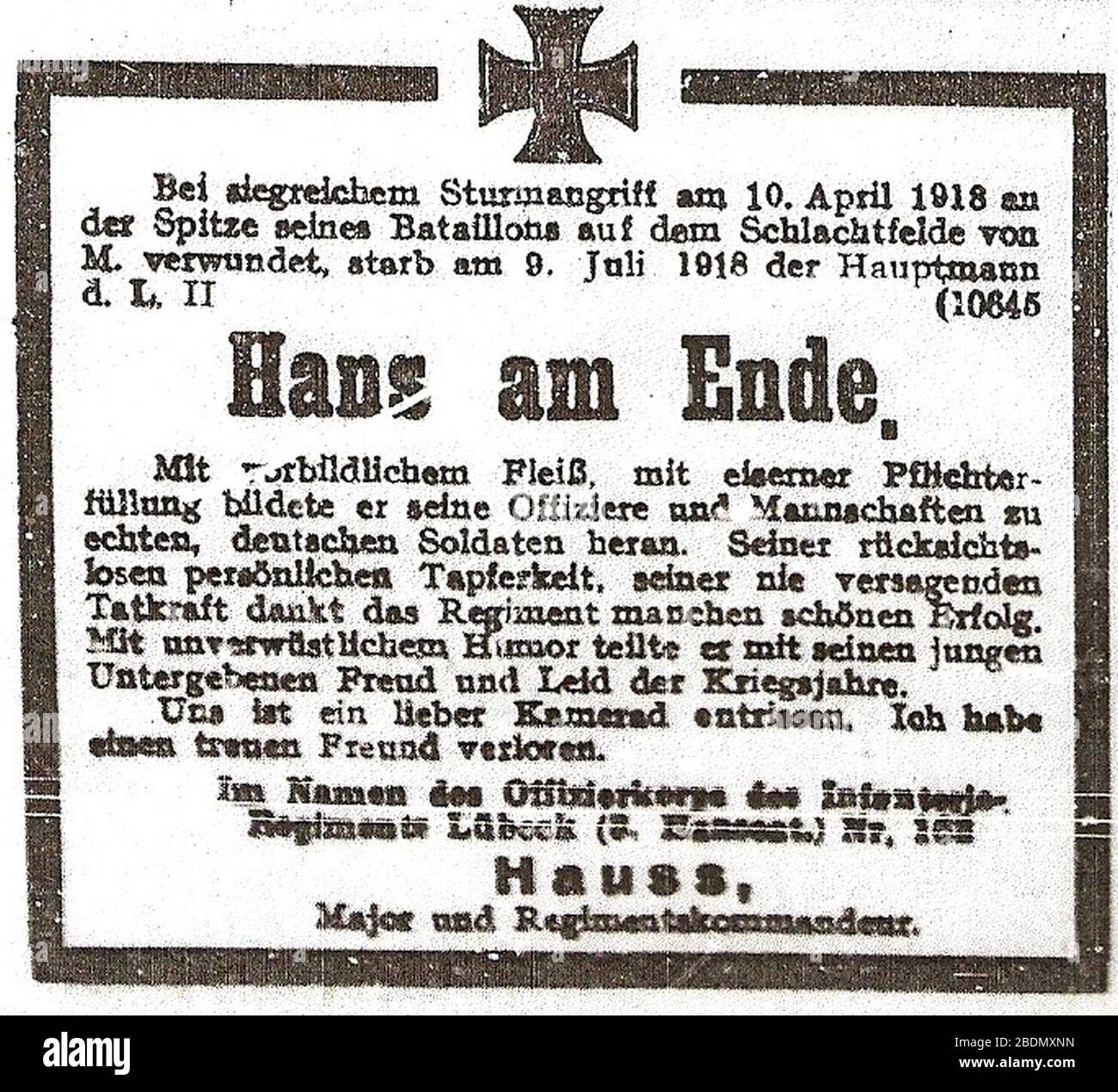 Am ende hans am hi-res stock photography and images - Alamy