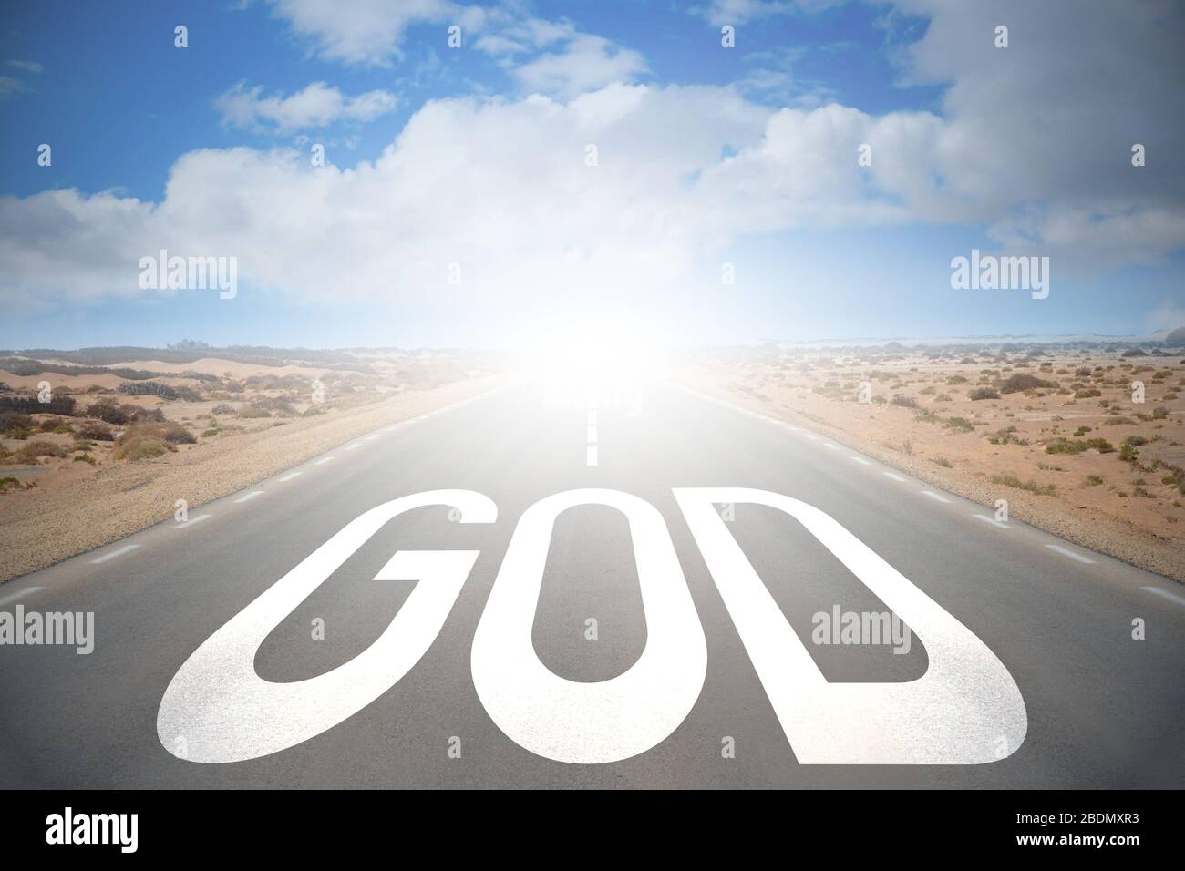 Road concept - God Stock Photo - Alamy